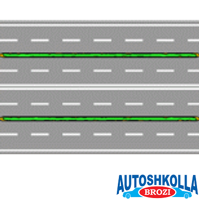 Sinjalet horizontale dhe sinjalet që tregojnë pengesa - Autoshkolla Brozi